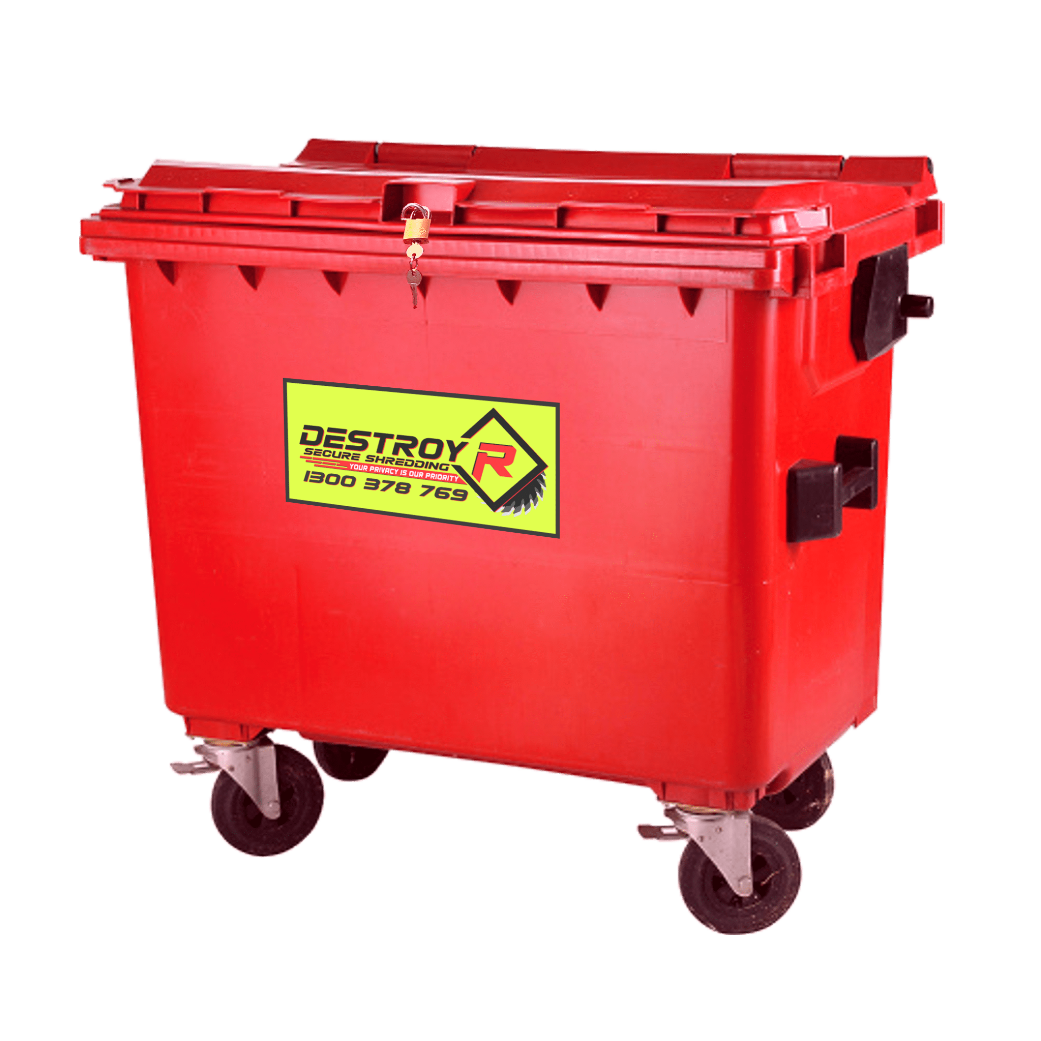 Our Secure Container Range • DestroyR Secure Shredding